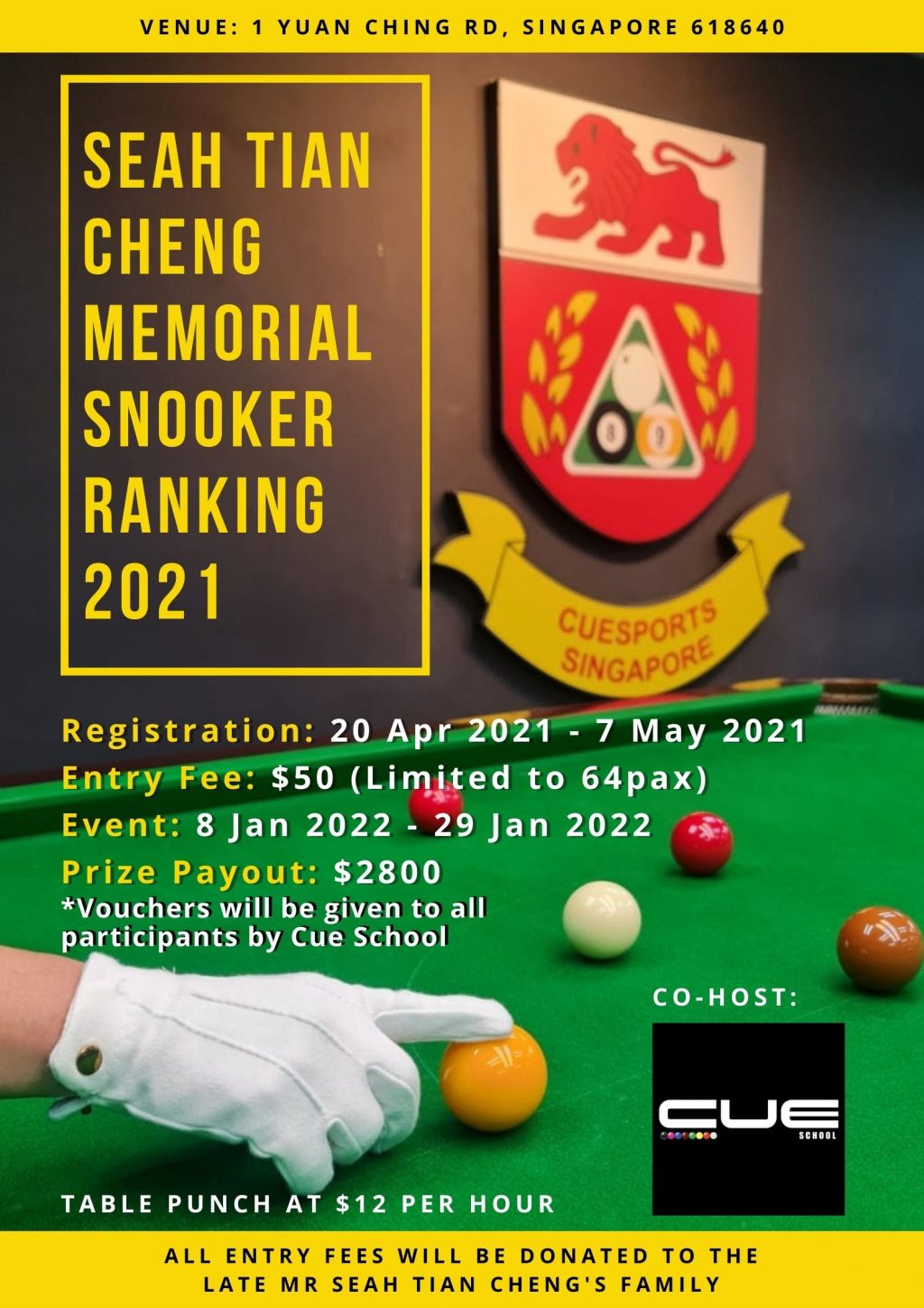 Seah Tian Cheng snooker ranking poster (1) – Cuesports Singapore